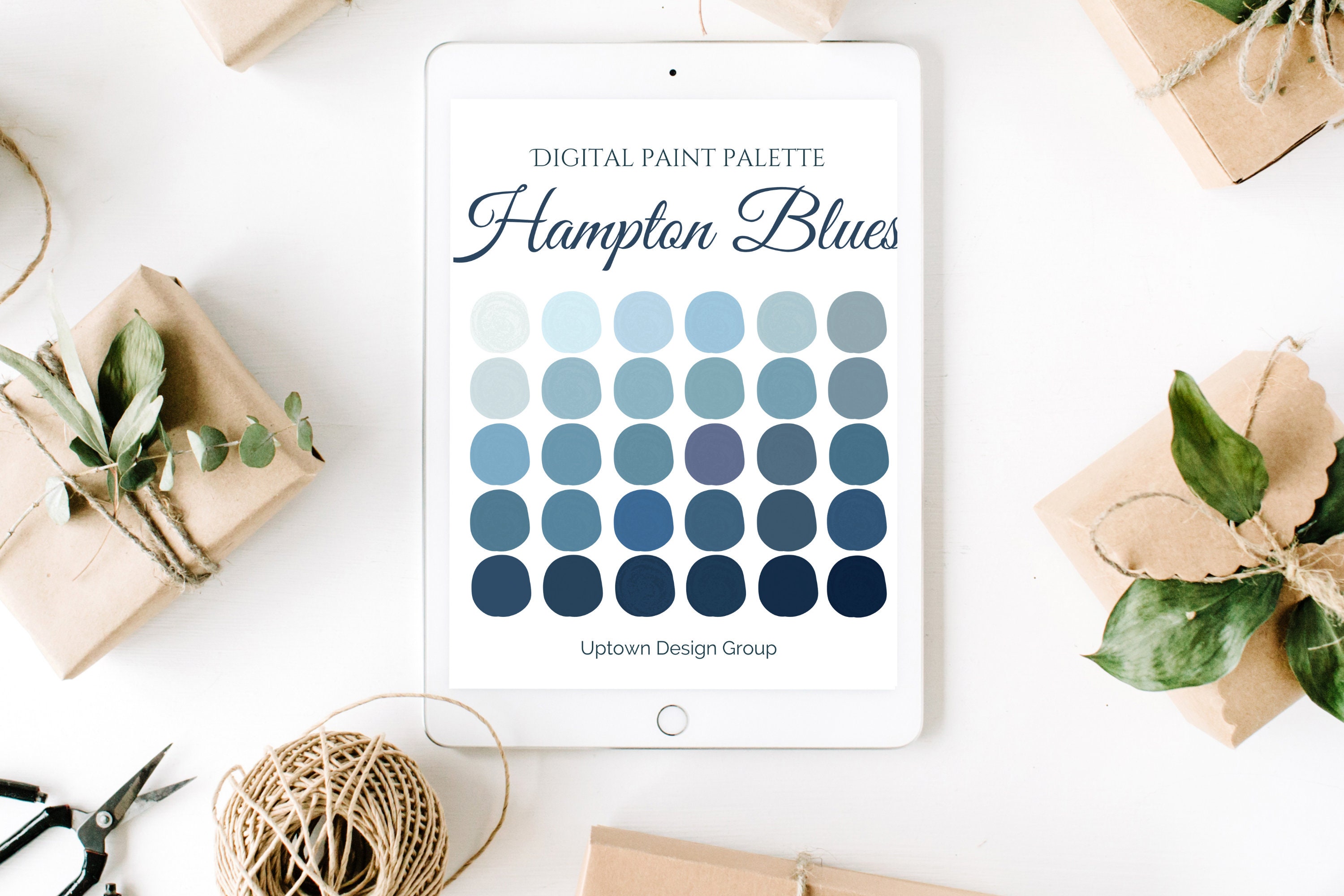 Instant Download Digital Paint Palette and Swatches for Procreate | Hex ...