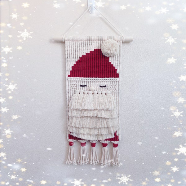 Macrame Santa - Etsy