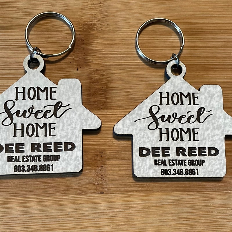 Realtor Keychain - Etsy