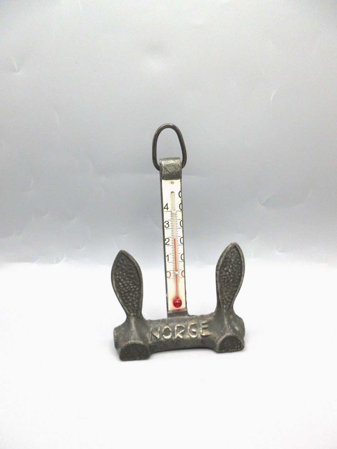 VTG Cast Iron Ships Anchor Thermometer Nautical Norway Celsius - Etsy
