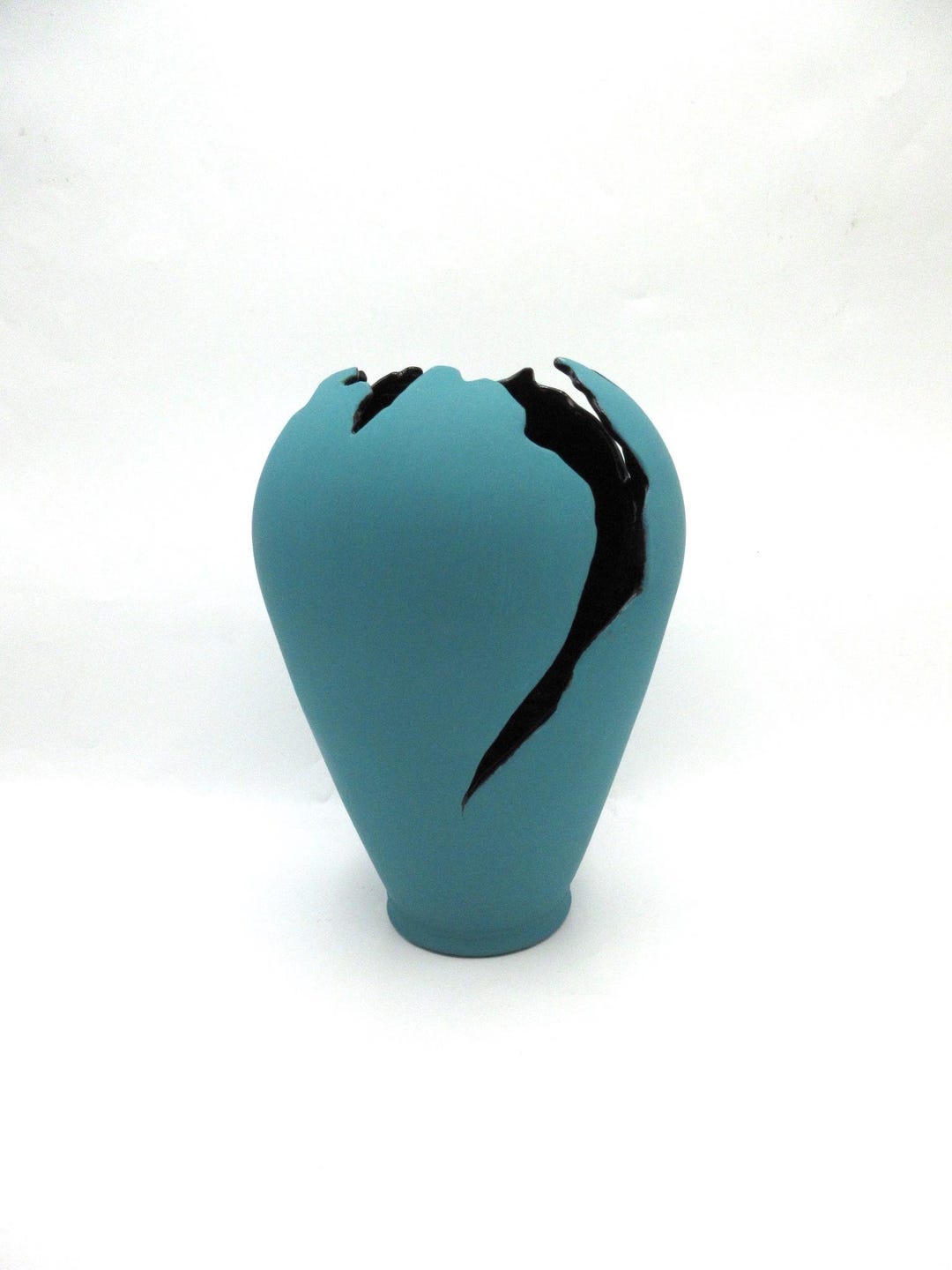 VTG Kaolin Pottery Studio Sculptured Vase Hand Made Art Pottery - Etsy