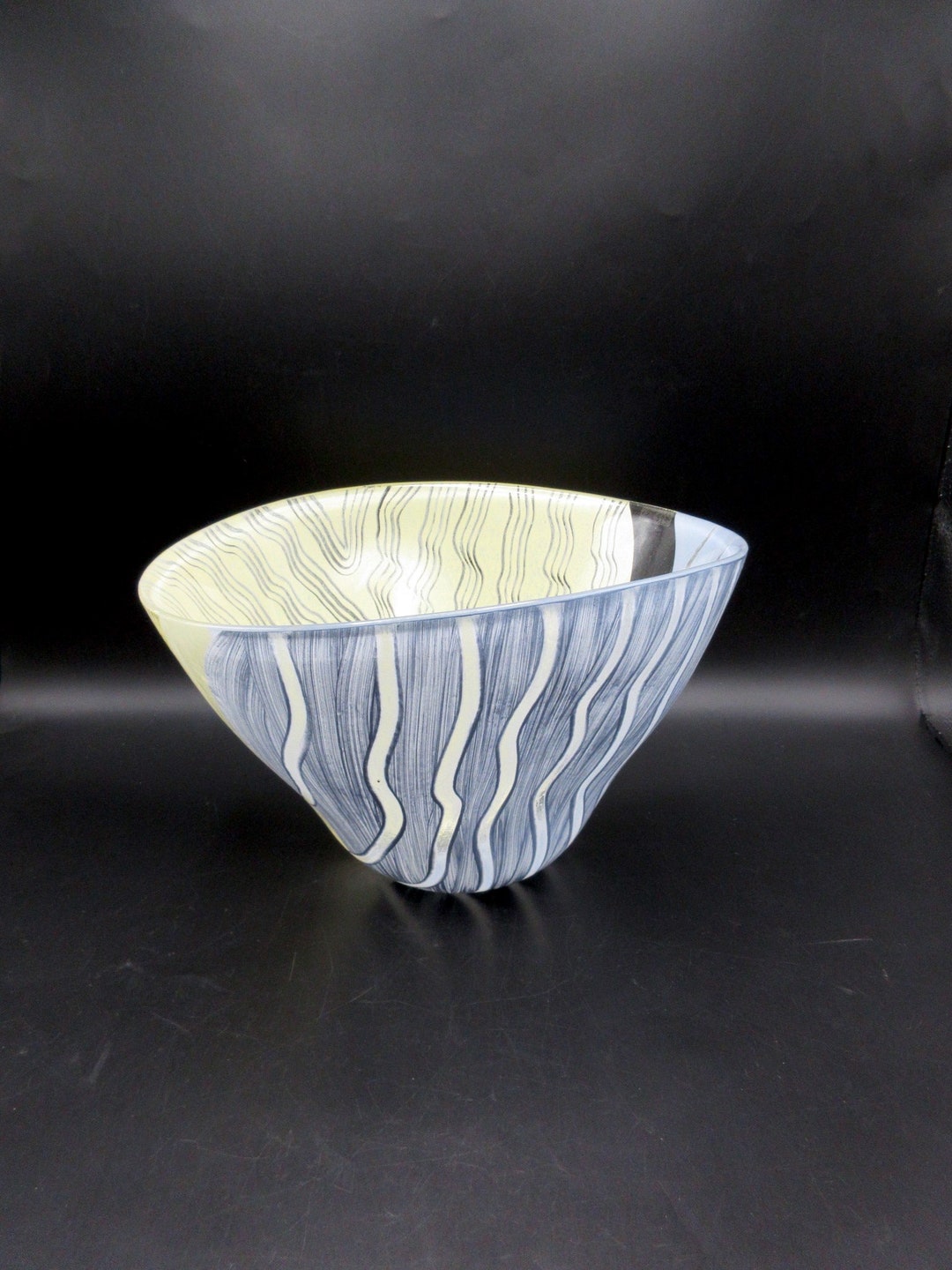 HOLD FOR CHRISTINA Kosta Boda Taiga 11" Bowl Monica Backstrom Hand ...