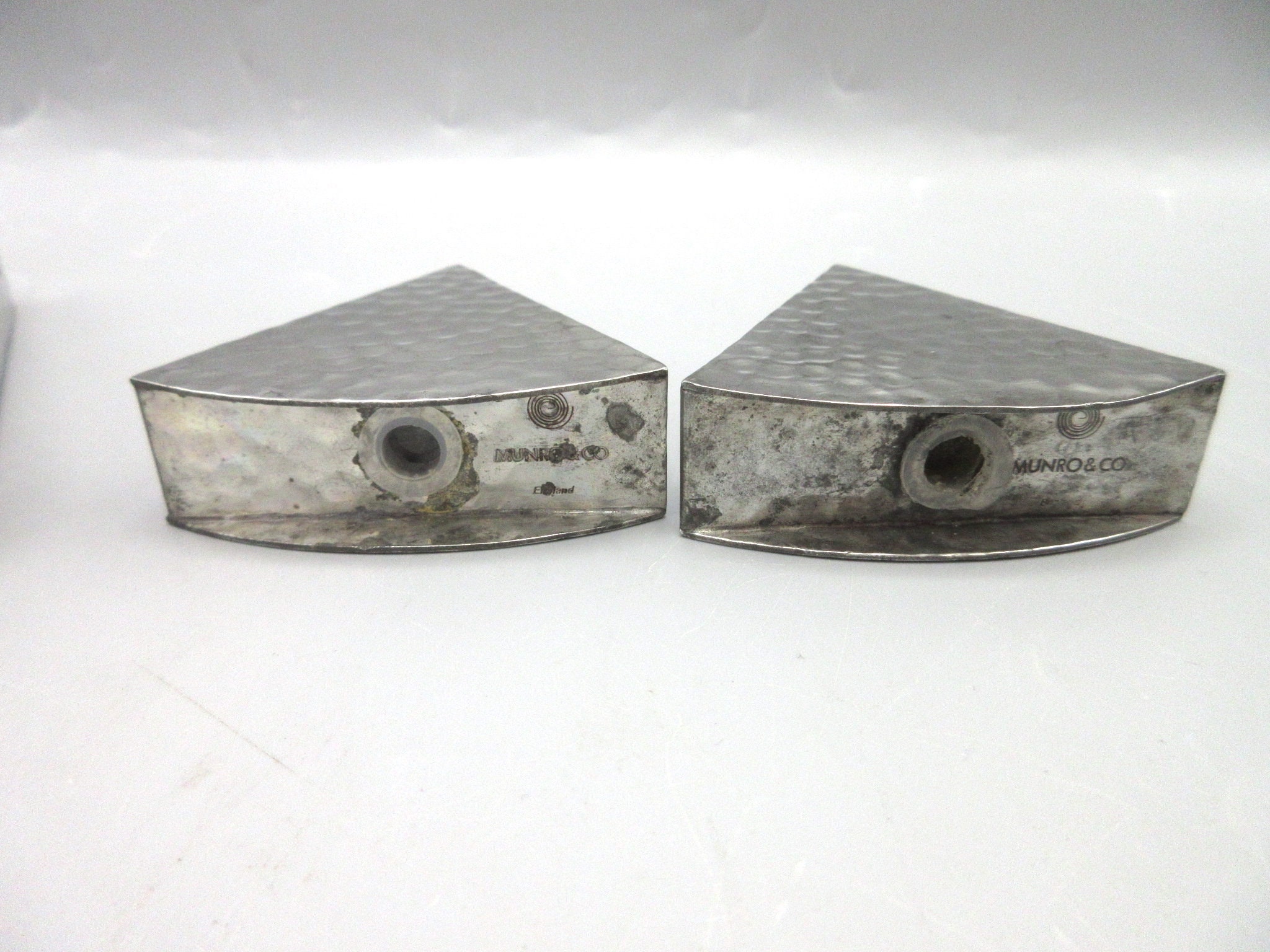 Modern Munro & Co Rocking Pewter Shakers Salt Pepper Sugar Futuristic ...