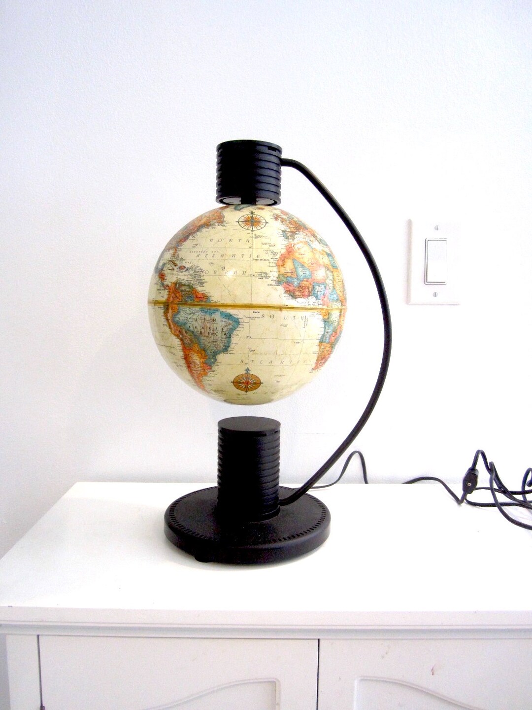 VTG Levitating Globe Replogle 9" World Classic Globe 1988 - Etsy