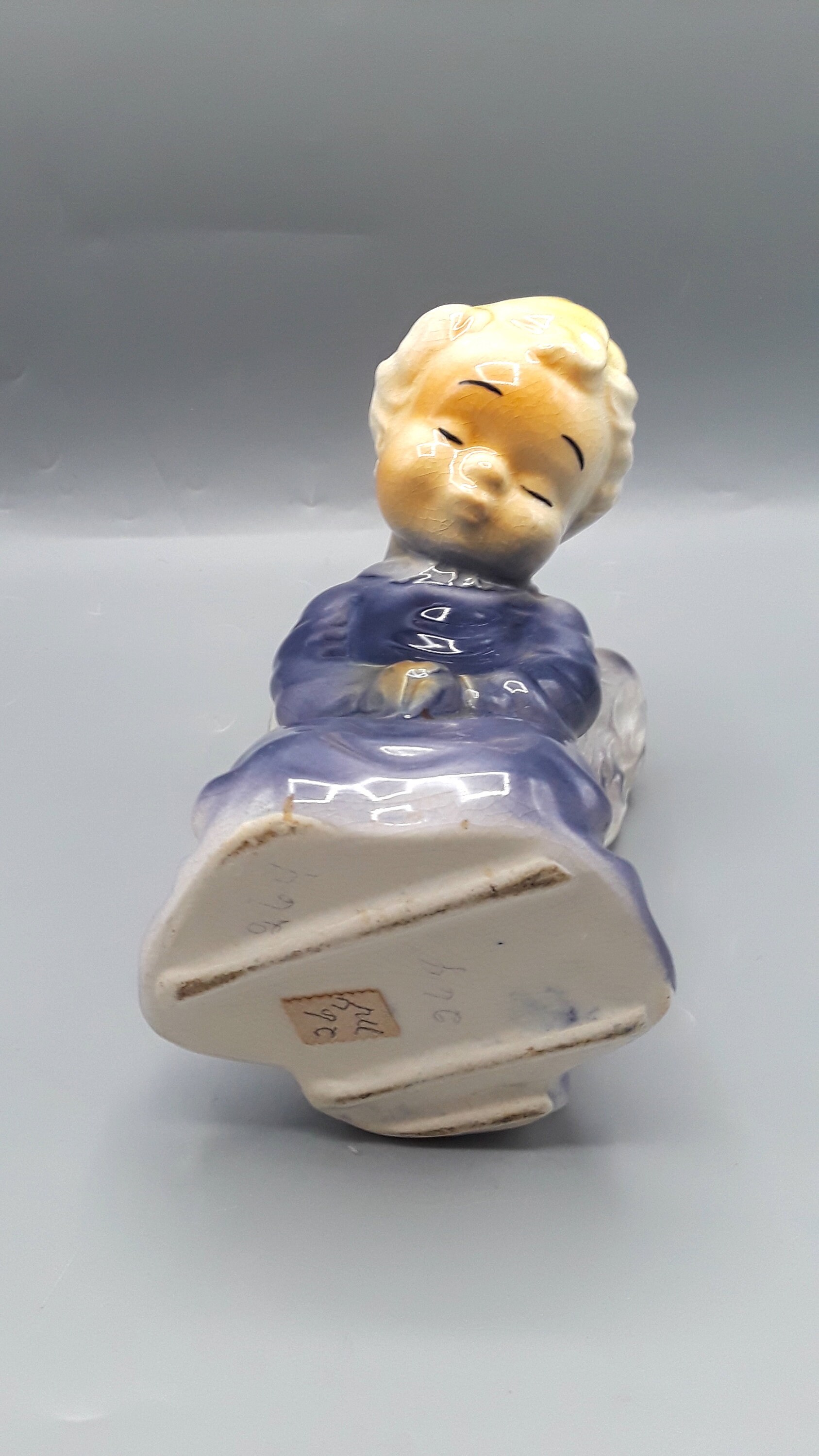 VTG 1950s Royal Copley Blue Angel Praying Wall Vase Christmas - Etsy