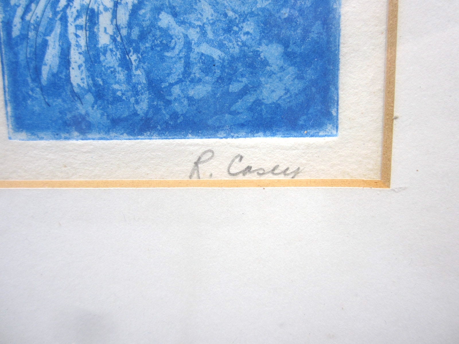 VTG Richard Casey Etching Woman and Child - Etsy