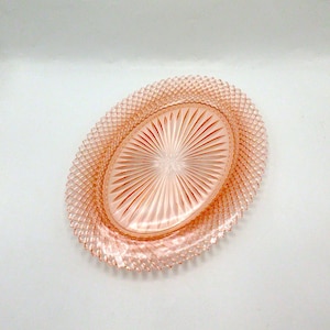 Miss America Pink Depression Glass 12 1/4" Oval Platter Hocking Glass ...