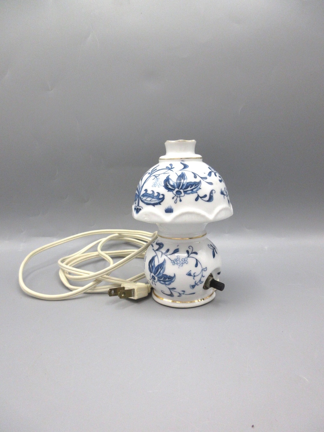 VTG Blue Danube Blue Onion Perfume Scent Lamp - Etsy