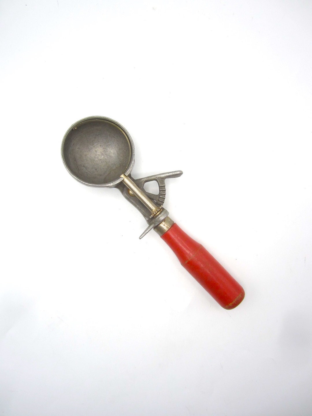 1930s Ice Cream Scoop Size 16 Red Wood Handle - Etsy