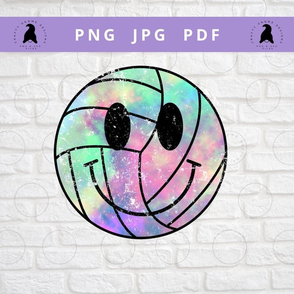 Volleyball Smiley Png - Etsy