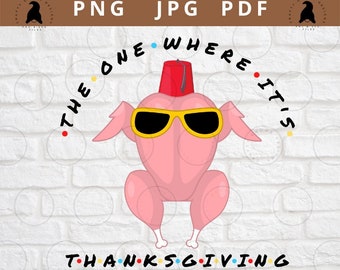 Friends Turkey Png - Etsy