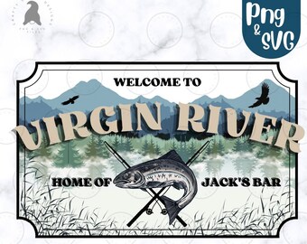 Virgin River Jacks Bar Sublimation Design Digital Download 5 - Etsy