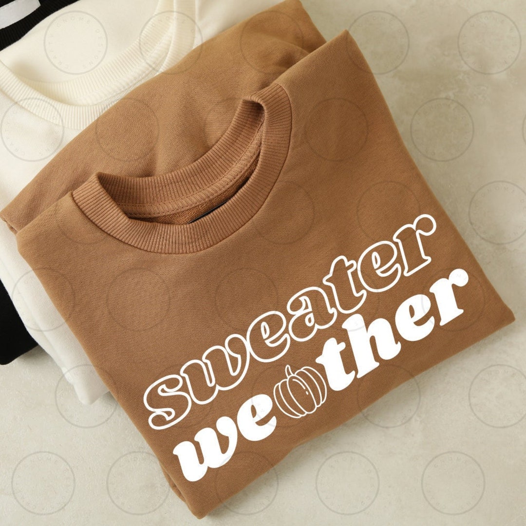 Sweater Weather SVG Fall SVG Autumn SVG Retro Fall Svg Fall Shirt Svg ...