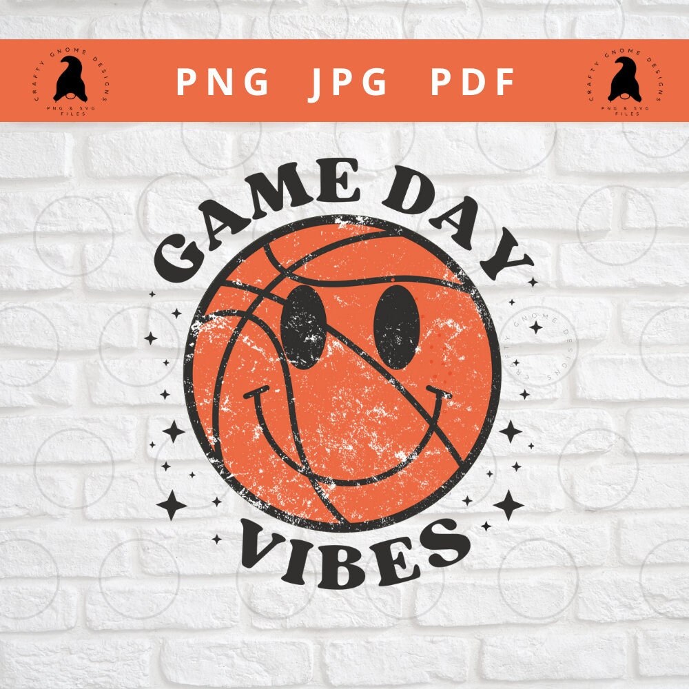 Embellishments Scrapbooking Basketball Game Day Vibes PNG Basketball ...