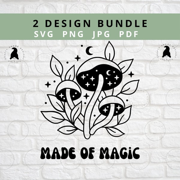 Mushroom Made of Magic Svg - Etsy