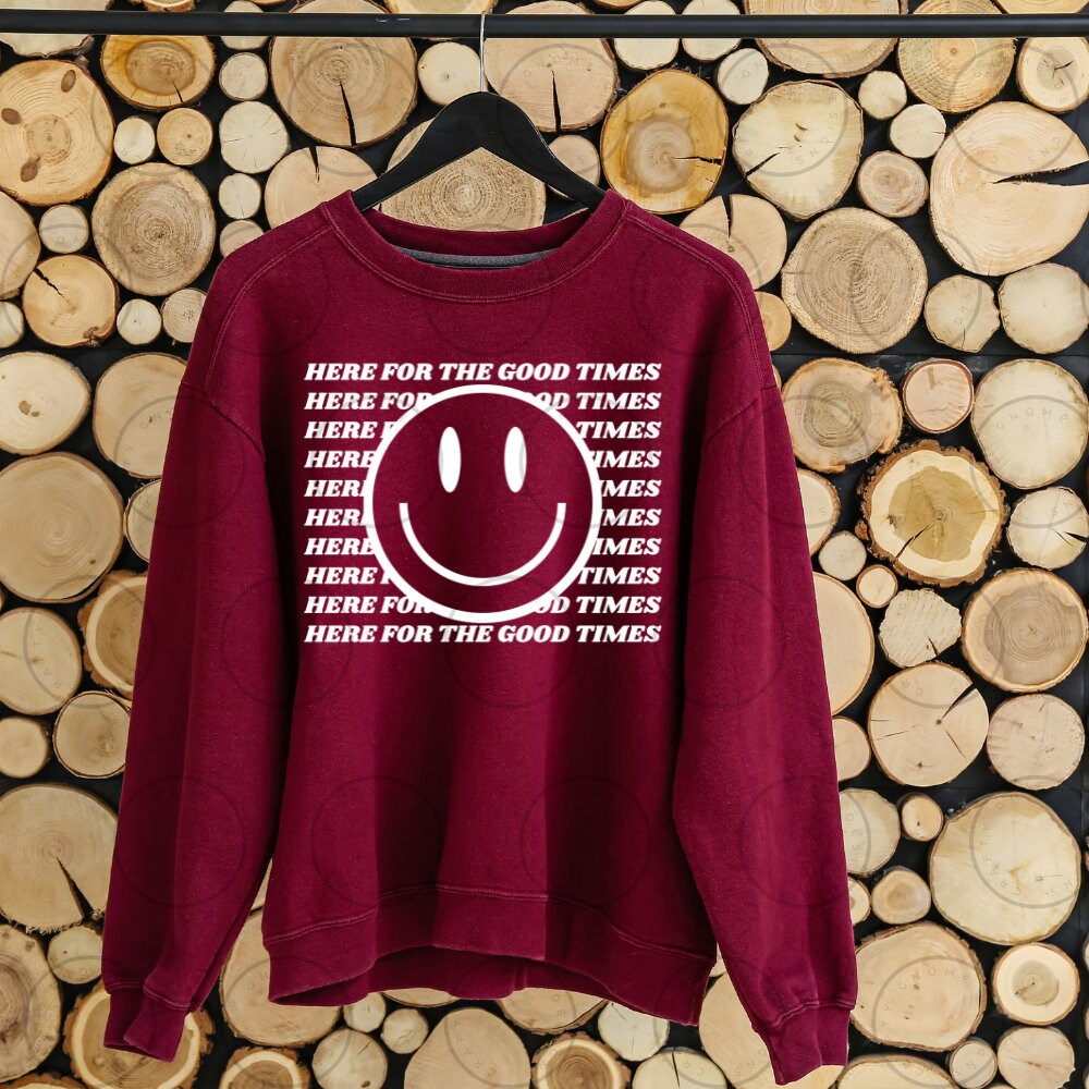Here for the Good Times SVG PNG Retro Smiley Face Svg Png Good - Etsy