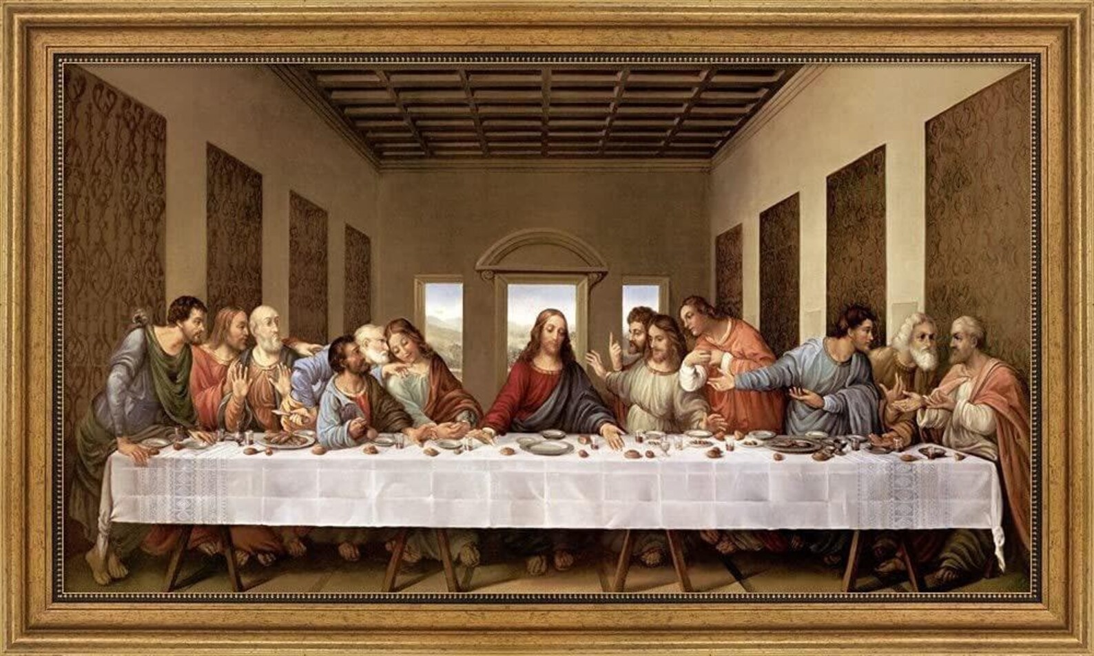 Leonardo Da Vinci's the Last Supper Digital Print. Digital Wallpaper (1495-1498) Digital ...