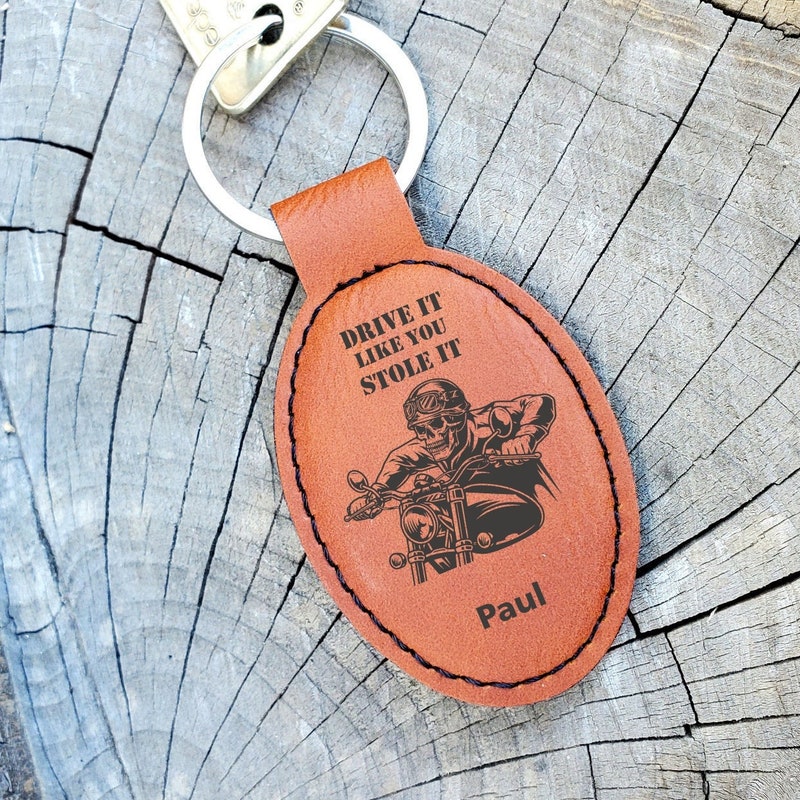 Motorcycle Keychain - Etsy