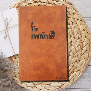 Personalized Bird Watcher Nature Journal Notebook Birding Bird Diary ...