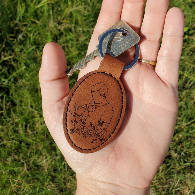 Flower Memory Keychain - Etsy