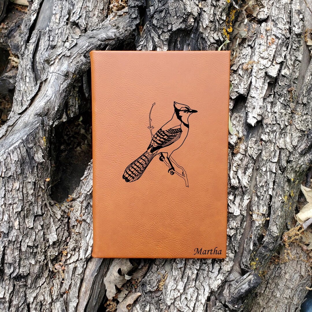 Personalized Birdwatching Nature Journal Notebook | Blue Jay Bird Diary ...