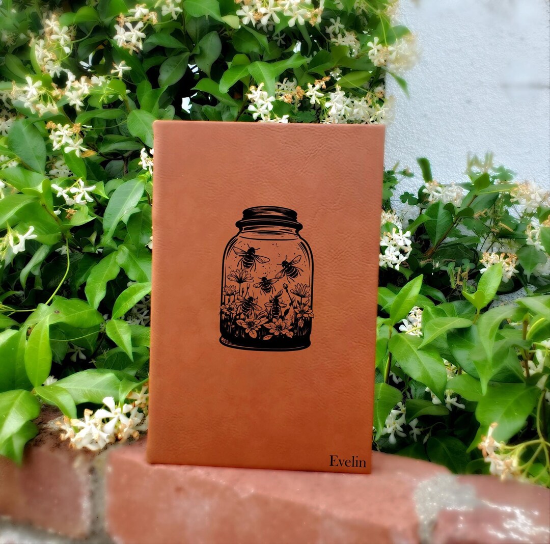 Personalized Beekeeping Notebook Journal | Unique Apiary Leatherette ...