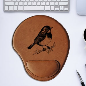 Bluebird Mouse Pad With Ergonomic Wrist Support for Office Desk ...