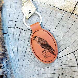 Personalized Hawk Bird Keychain • Custom Birdwatcher Nature Keyring ...
