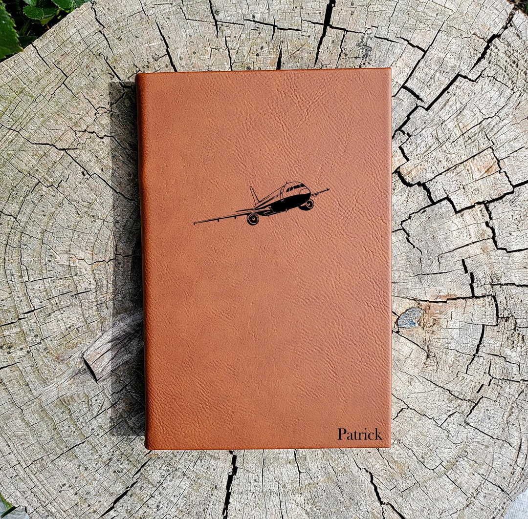 Pilot Plane Journal Personalized Flight Log Notebook | Unique Airplane ...