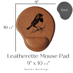 Bluebird Mouse Pad With Ergonomic Wrist Support for Office Desk ...