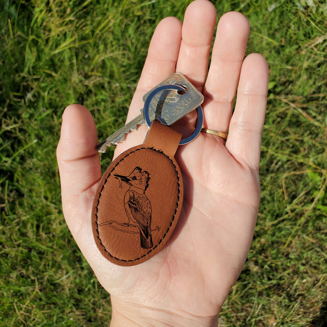 Personalized Kingfisher Bird Keychain • Custom Birdwatcher Nature ...