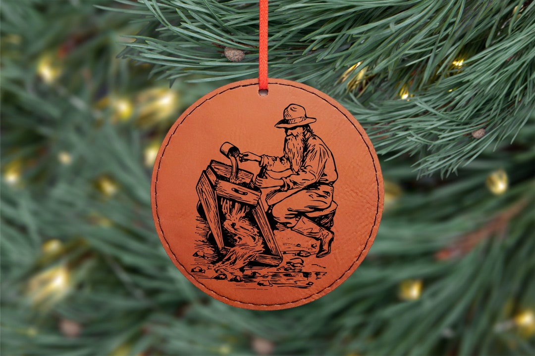 Personalized Prospector Christmas Ornament - Gold Mining - Miner - Etsy