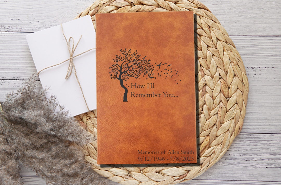 Celebration of Life Memorial Journal, Letters to Heaven Notebook, Loss ...