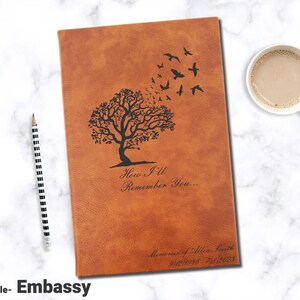 Celebration of Life Memorial Journal, Letters to Heaven Notebook, Loss ...
