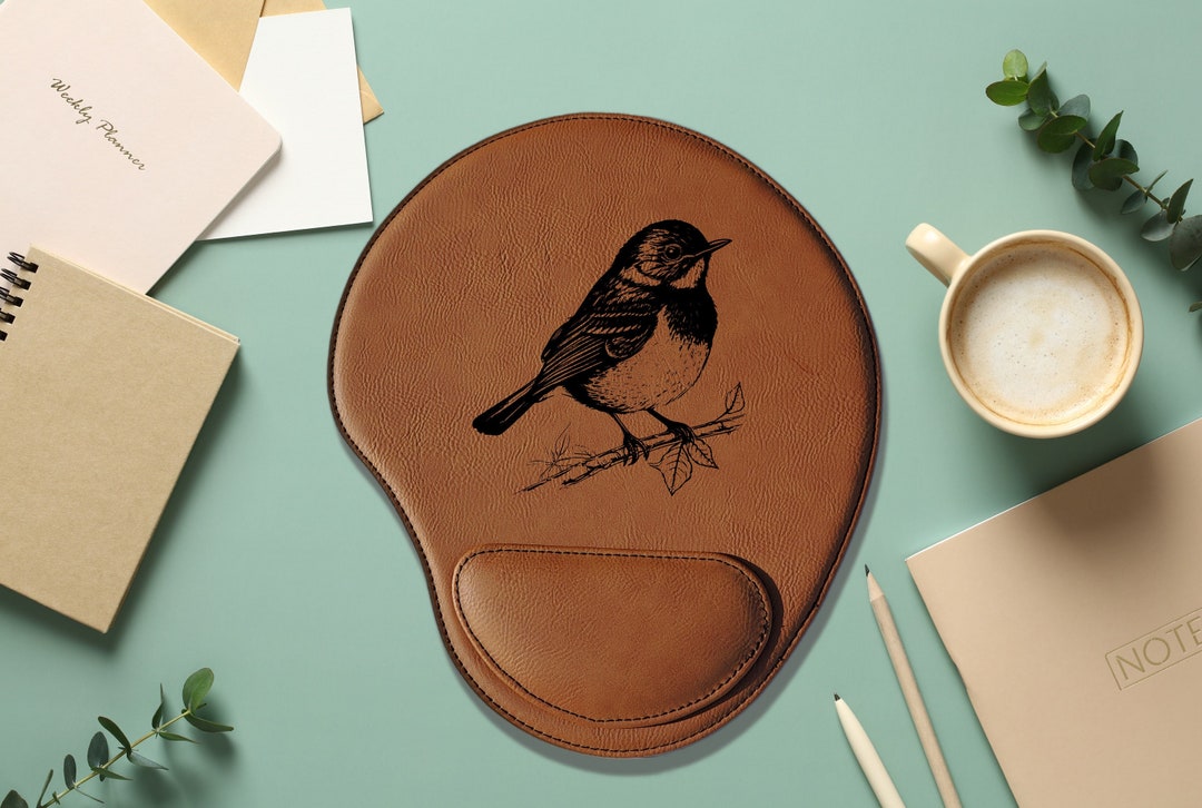 Bluebird Mouse Pad With Ergonomic Wrist Support for Office Desk ...