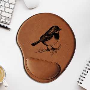 Bluebird Mouse Pad With Ergonomic Wrist Support for Office Desk ...