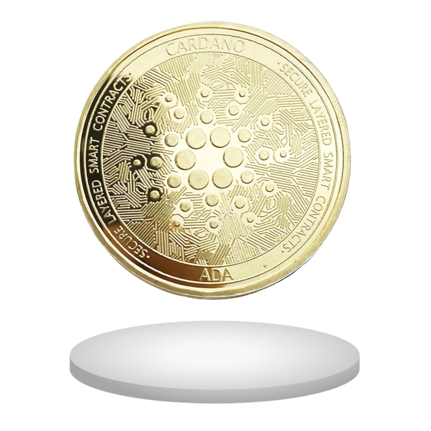Cardano Coin gold Color by Chattanooga Crypto Hodling Co - Etsy