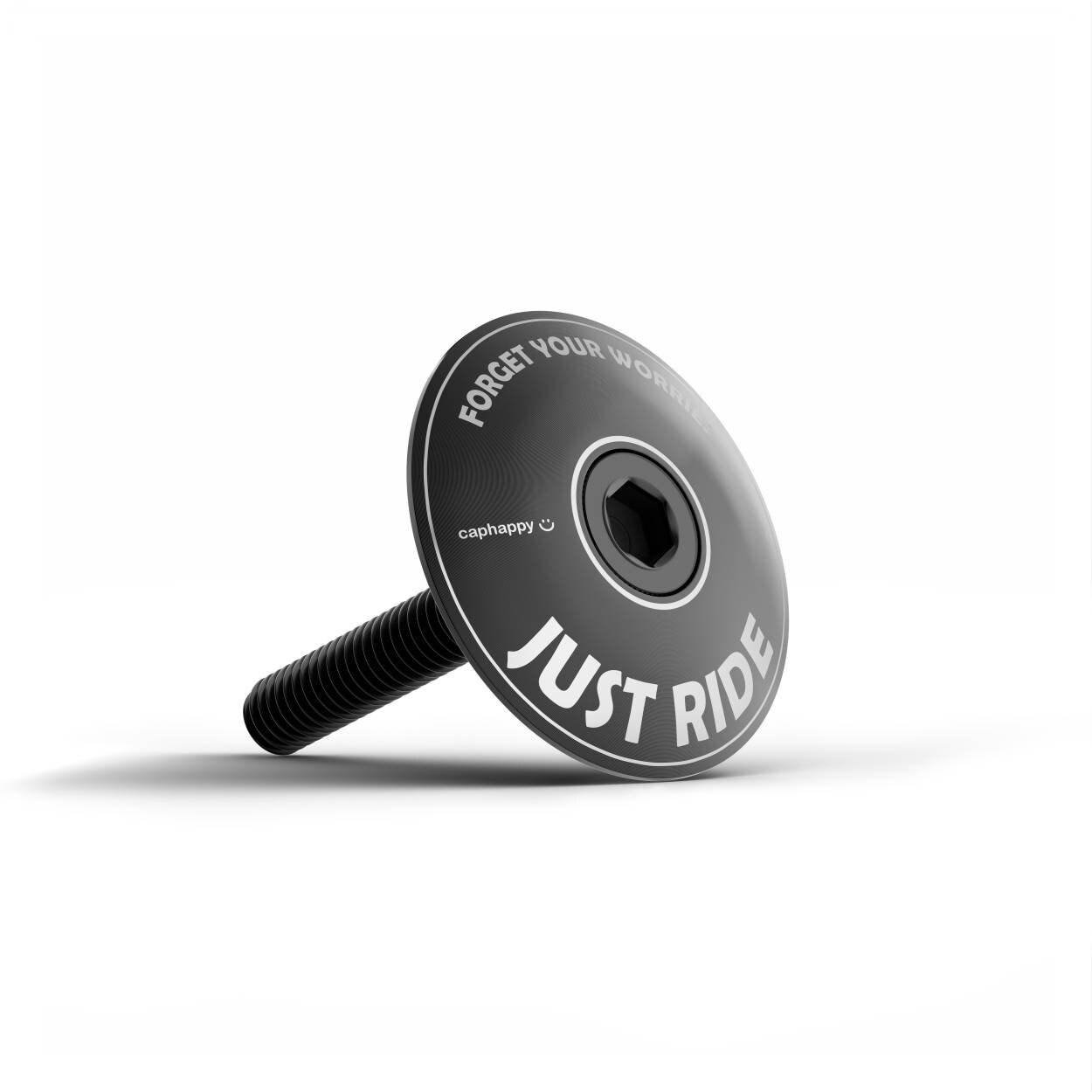 Forget Your Worries Just Ride - Bike Stem Cap With Bolt, Gift for ...