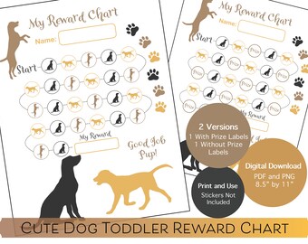 Dog Behavior Chart - Etsy