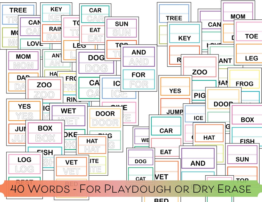 Spelling Practice Bundle | 3-6 Letter Words (printable) - Etsy