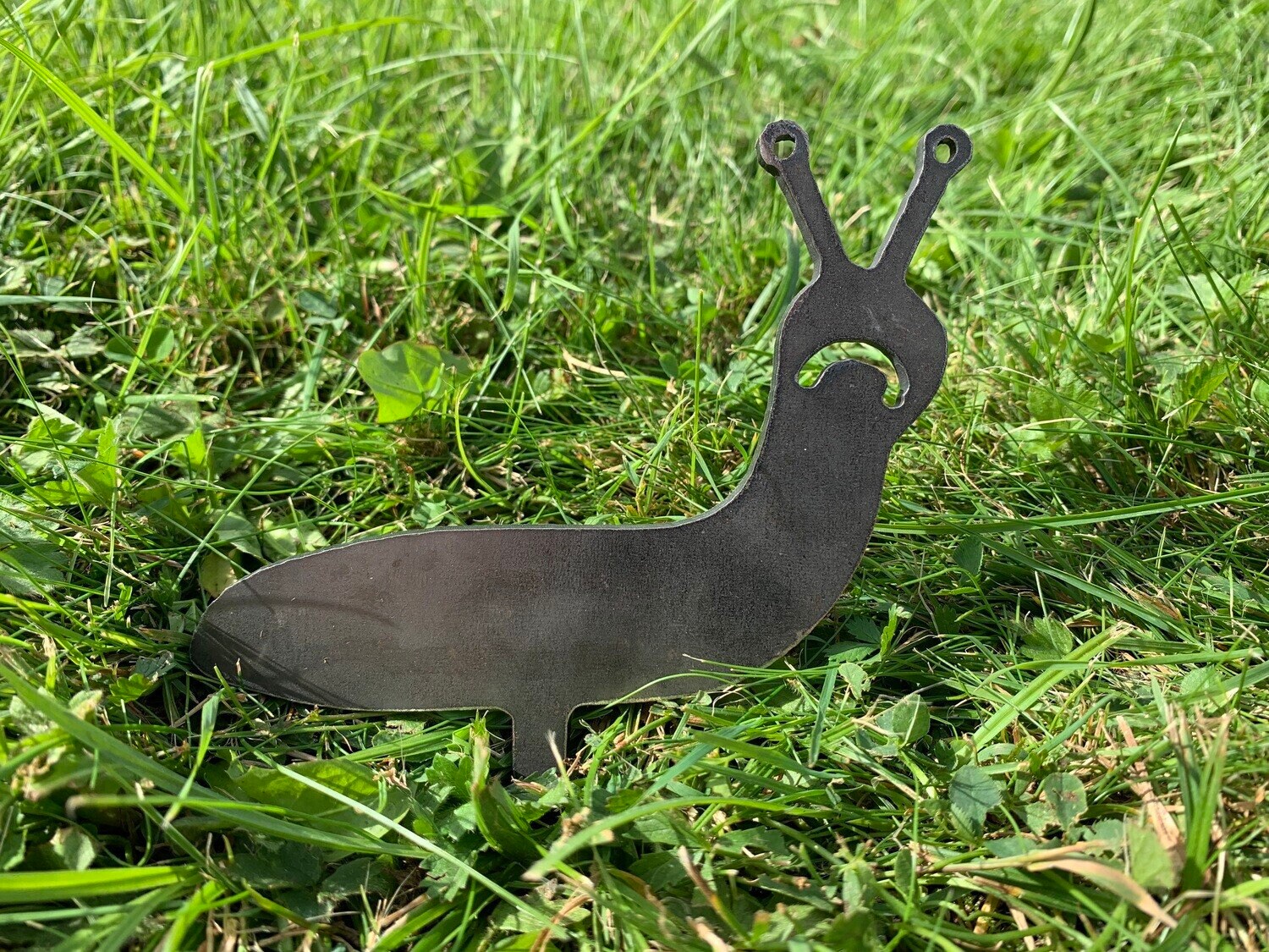 Slug Family Silhouettes — MetalGardenArt.co.uk