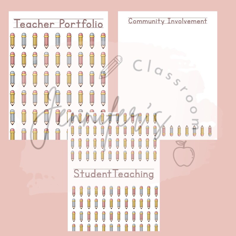 Teacher Portfolio Printable PDF | Editable Teaching Binder | Interview ...