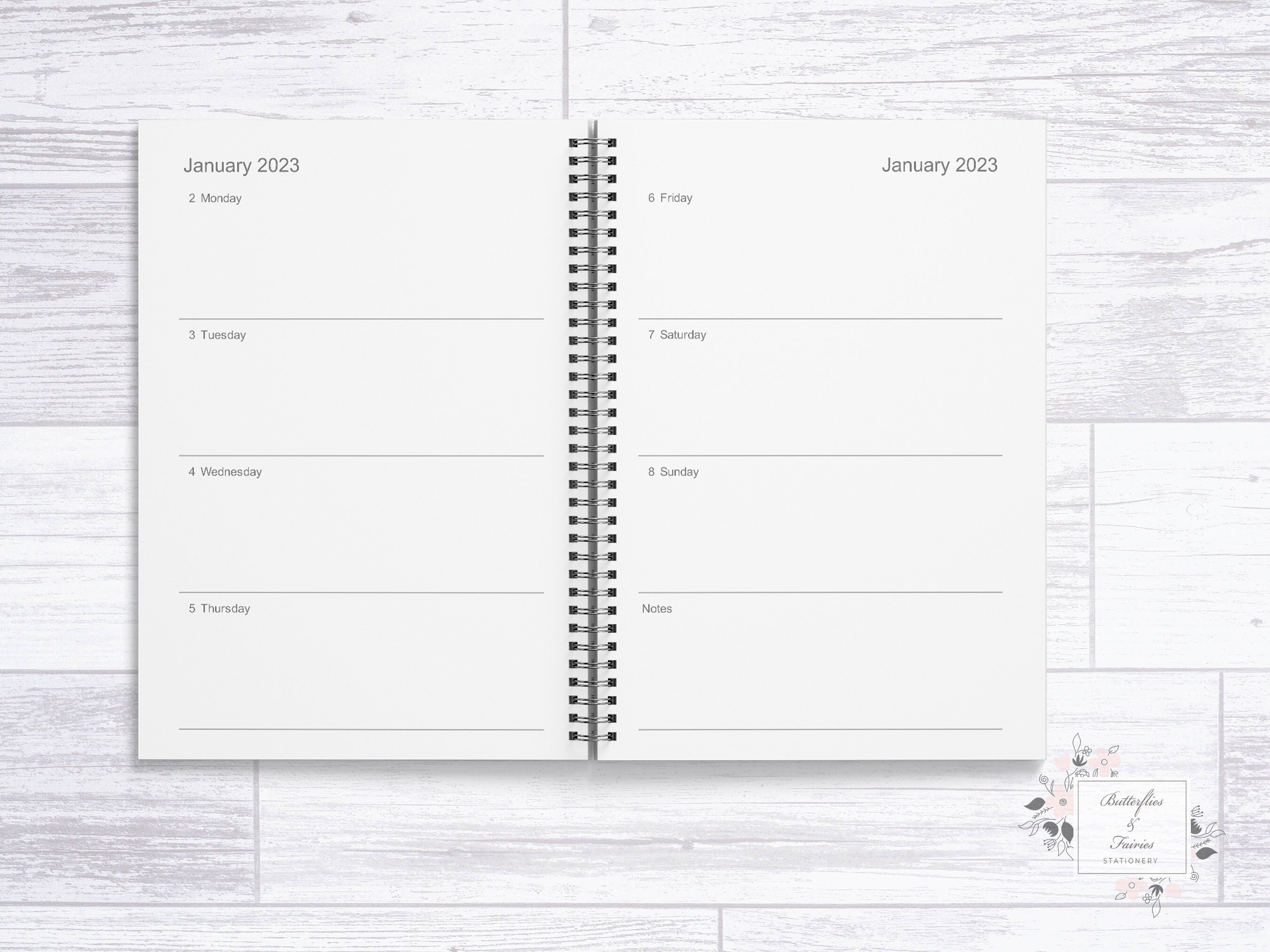 Personalised 2023 Diary Dance Diary 2023 Year Planner - Etsy UK