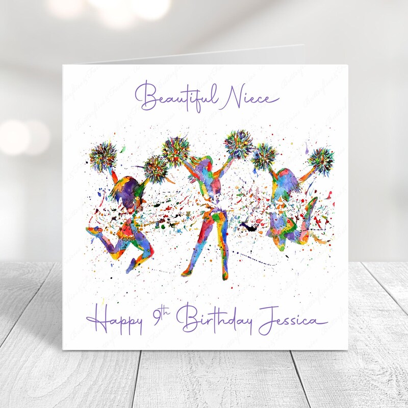 Dance and Cheer Cards - Etsy UK