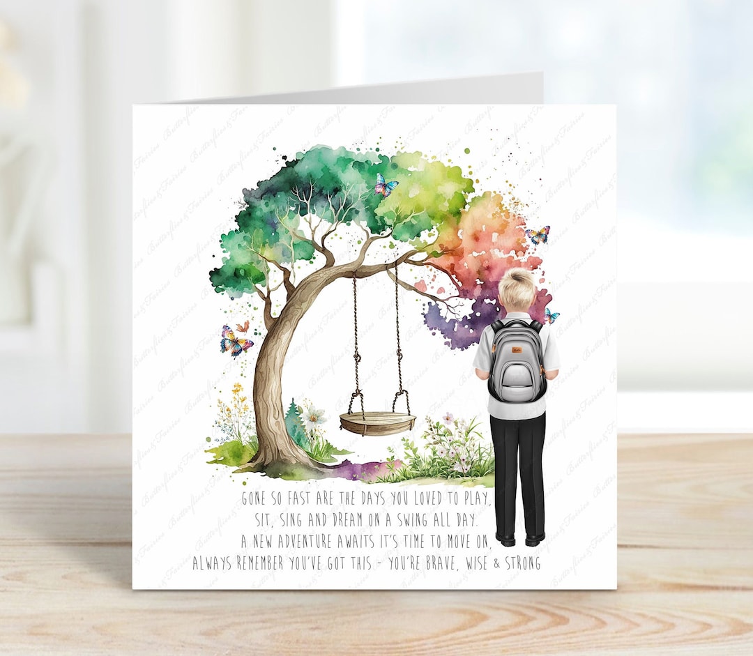 Year 6 Leavers Card, Last Day of School, End of Primary School, End of ...