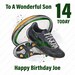 Personalised Rugby Birthday Card, Rugby Card for Son, Birthday Card for ...