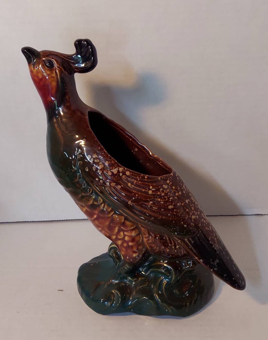Vintage Ceramic Bird Planter - Etsy