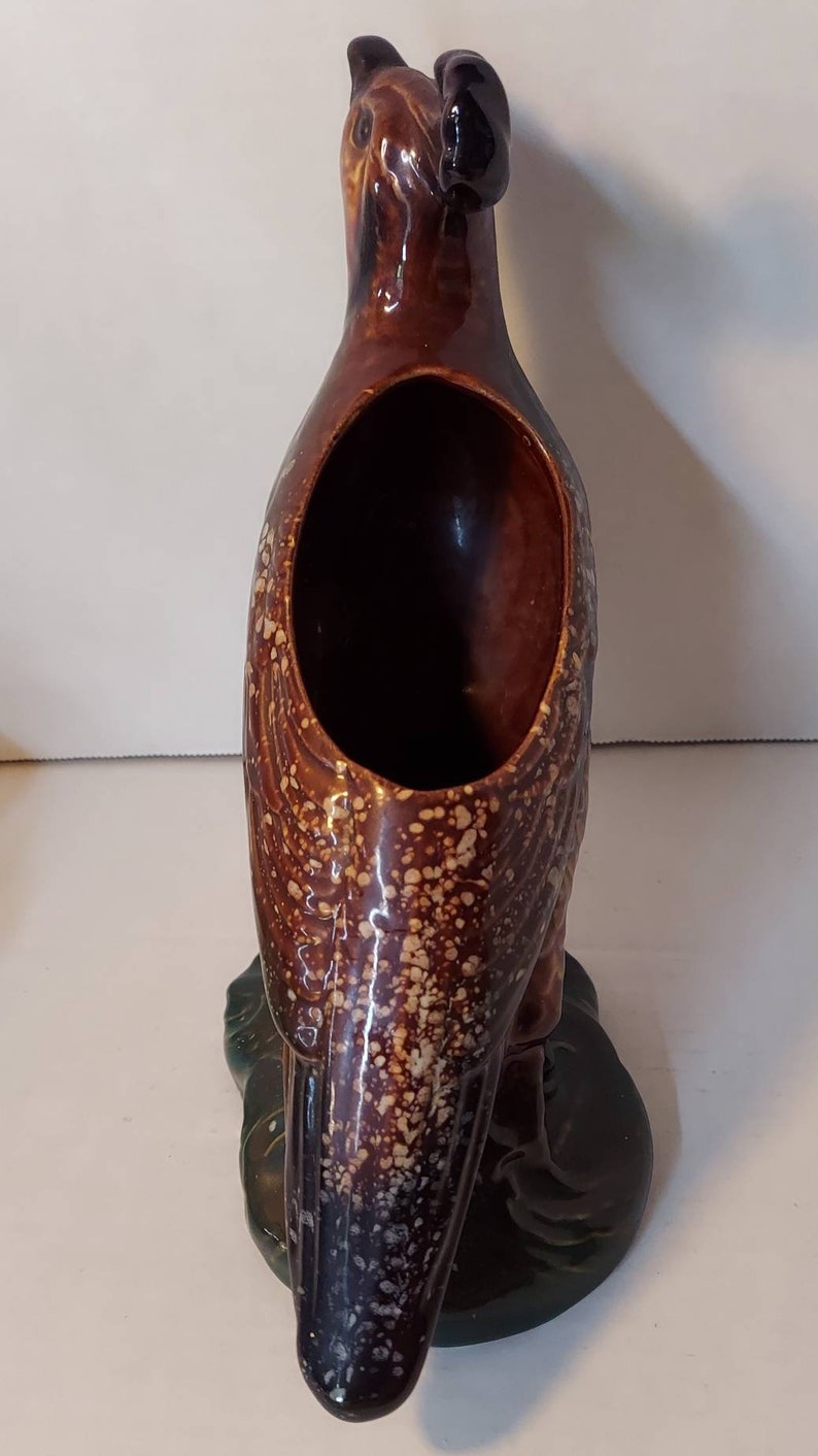 Vintage Ceramic Bird Planter - Etsy