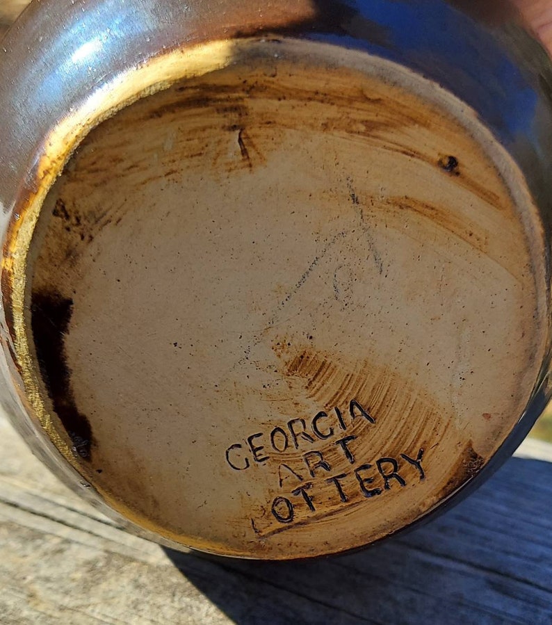RARE Georgia Art Pottery Soup Crock (1935-1955) - Etsy