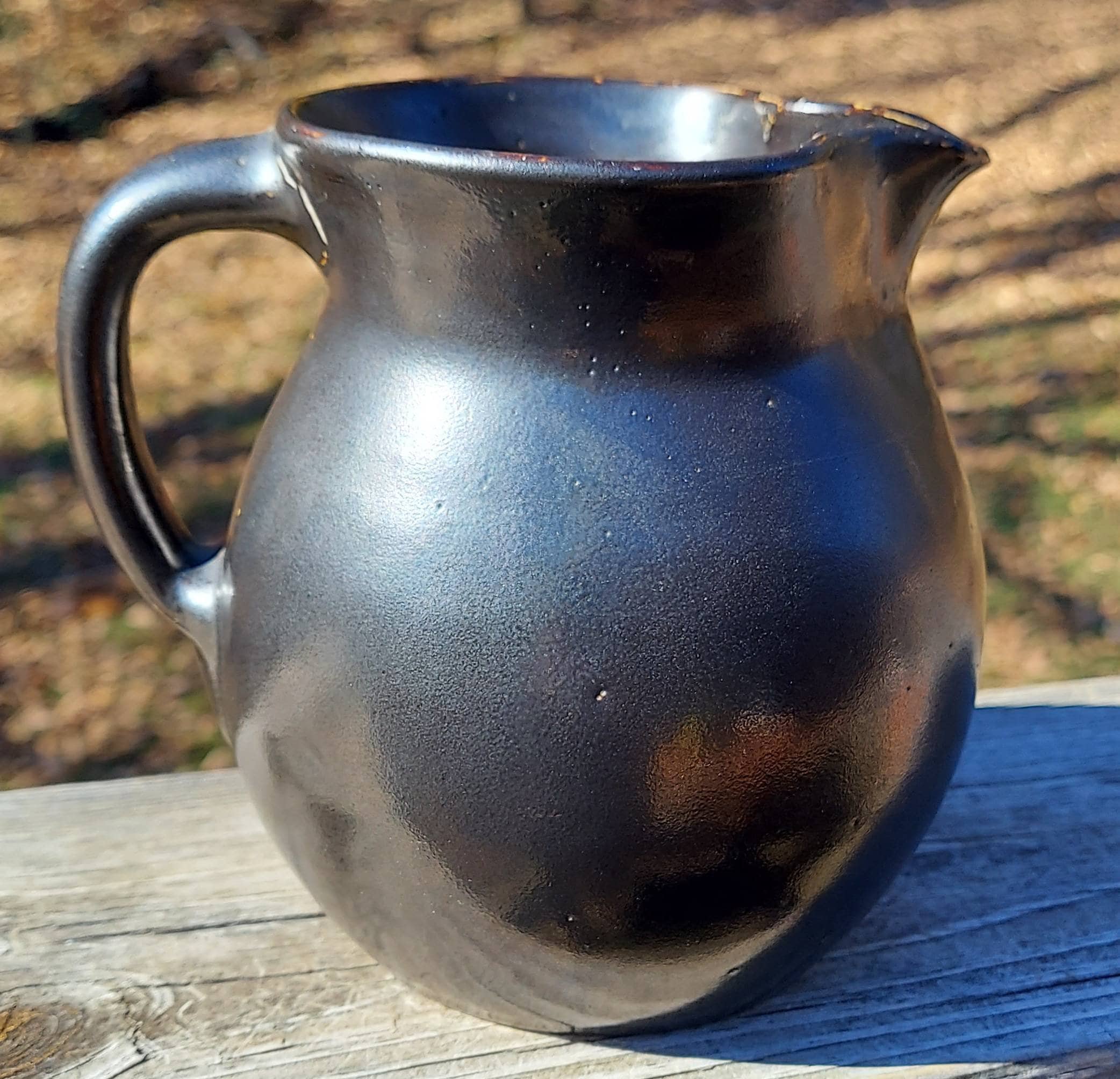 RARE Georgia Art Pottery Pitcher - Etsy